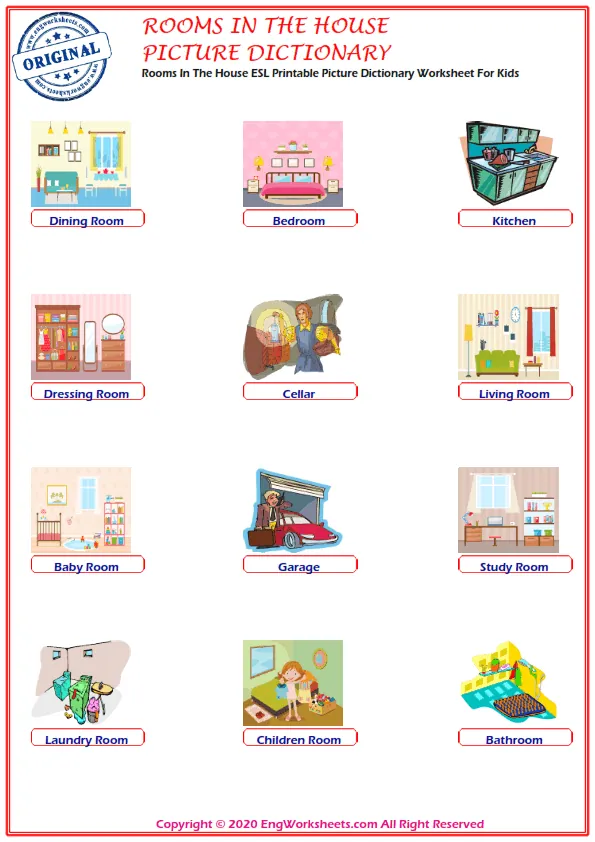 Rooms In The House Vocabulary Sentence Scramble EngWorksheets Rooms In The House Vocabulary Sentence Scramble EngWorksheets